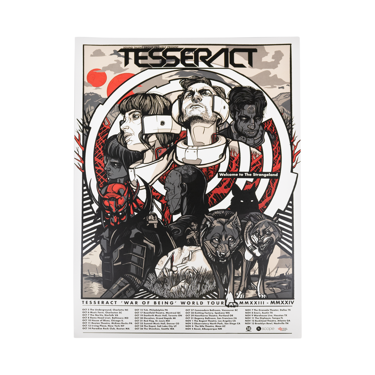 2023 North American Tour Poster – TesseracT